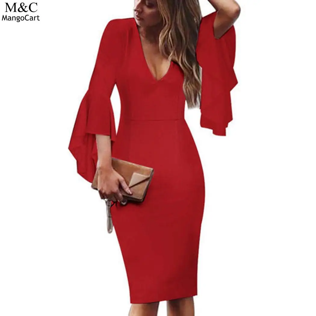 Vintage Print Long Sleeve Dresses Female Elegant New Fashion Women