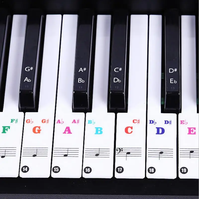 Piano Keyboard With Note Names