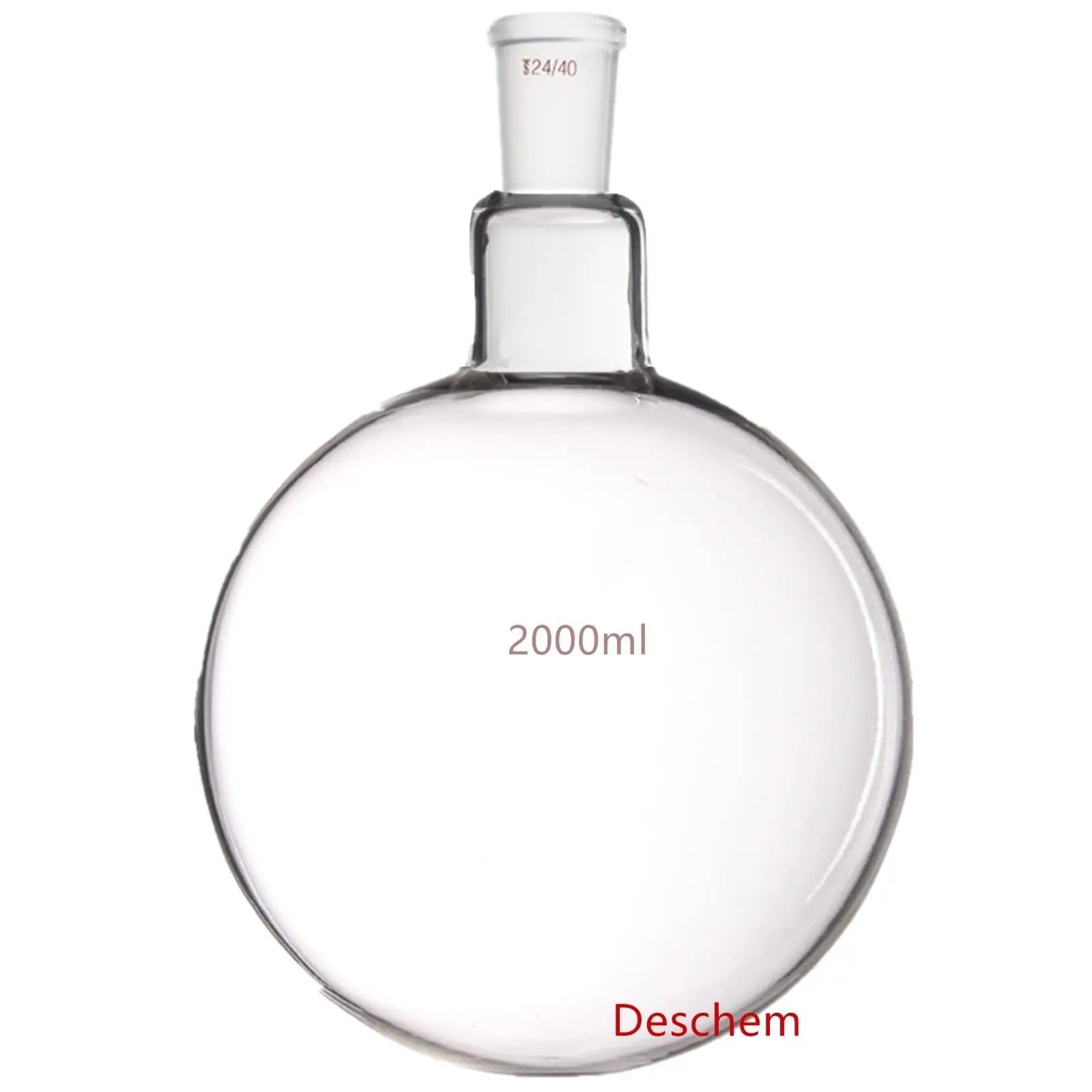 2000ml,24/40,sigle Neck,round Bottom Glass Flask,one-neck,2l Lab ...