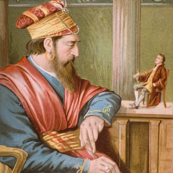 걸리버 와 말하기 다 왕 의 Brobdingnag From 걸리버 스 제공하는 여행 By 조나단 Swift 공개 된 By ...