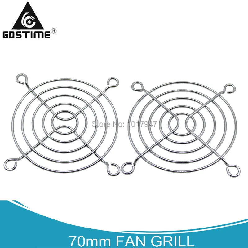2Pieces LOT Fan Protection Net Grille 7CM 70mm Fan Iron Mesh Computer ...