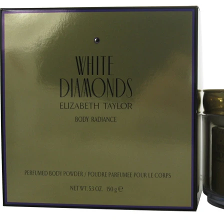 WHITE DIAMONDS by Elizabeth Taylor for Women PERFUMED BODY POWDER WITH ...