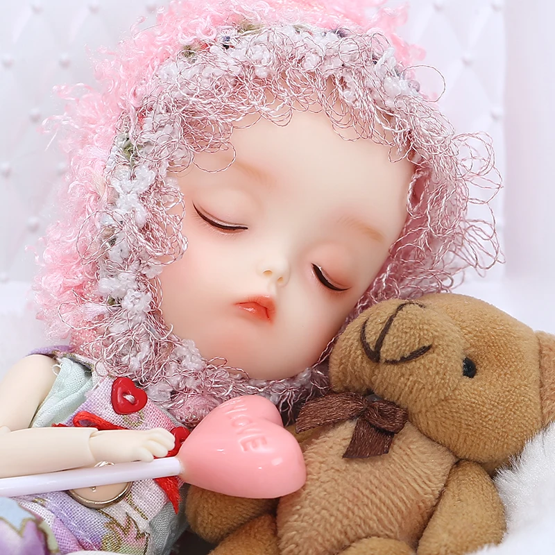 1/8 Mong Secretdoll Fullset BJD SD Doll Open or Sleeping Head Body ...