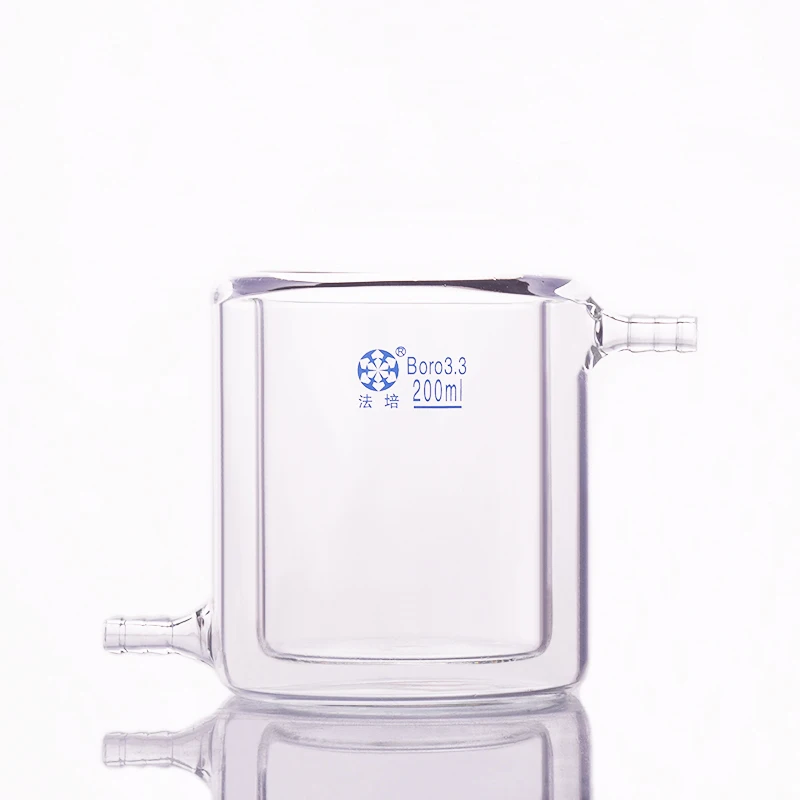 Double-deck Beaker,capacity 200ml,double-layer Cold Trap,photocatalytic ...
