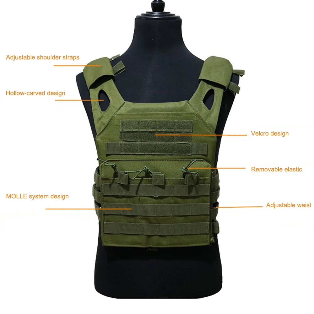 Lightweight Amphibious Tactical Vest Field Operation Outdoor CS Vest ...