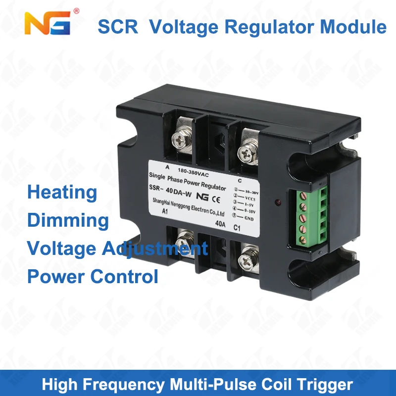 Potentiometer 4-20mA control Signal Single-phase 40A fully isolated ...