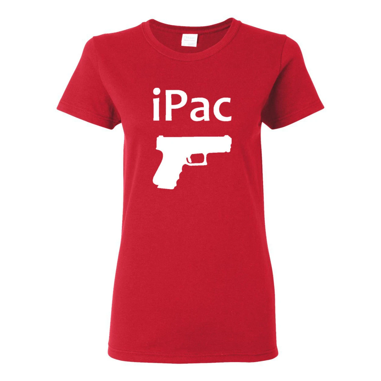 Ladies iPac Gun Rights 2nd Amendment AR 15 Graphic Humor T Shirt Tee ...