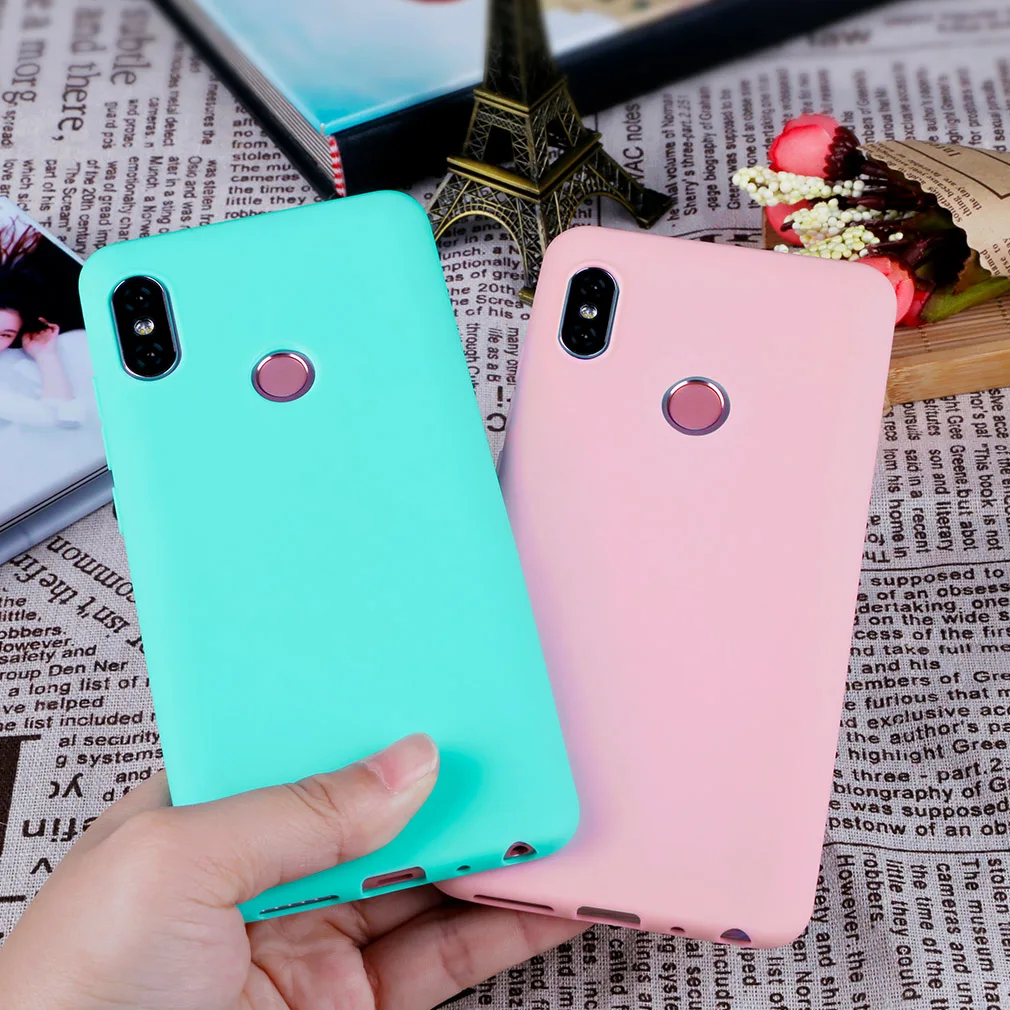 Silicone Case For Xiaomi Redmi Note 6 Pro Matte Funny Phone Bag Case ...