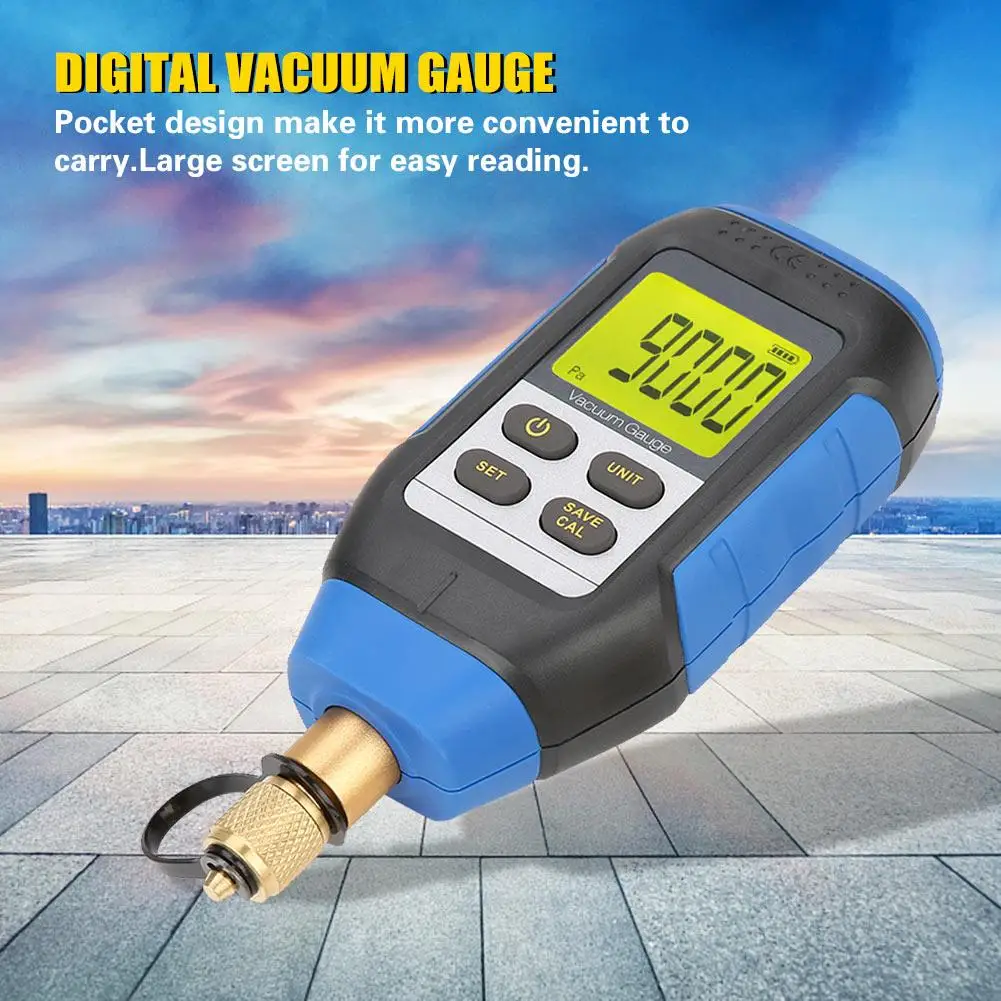 VMV-1 Digital Vacuum Gauge High Precision Pressure Gauges for ...