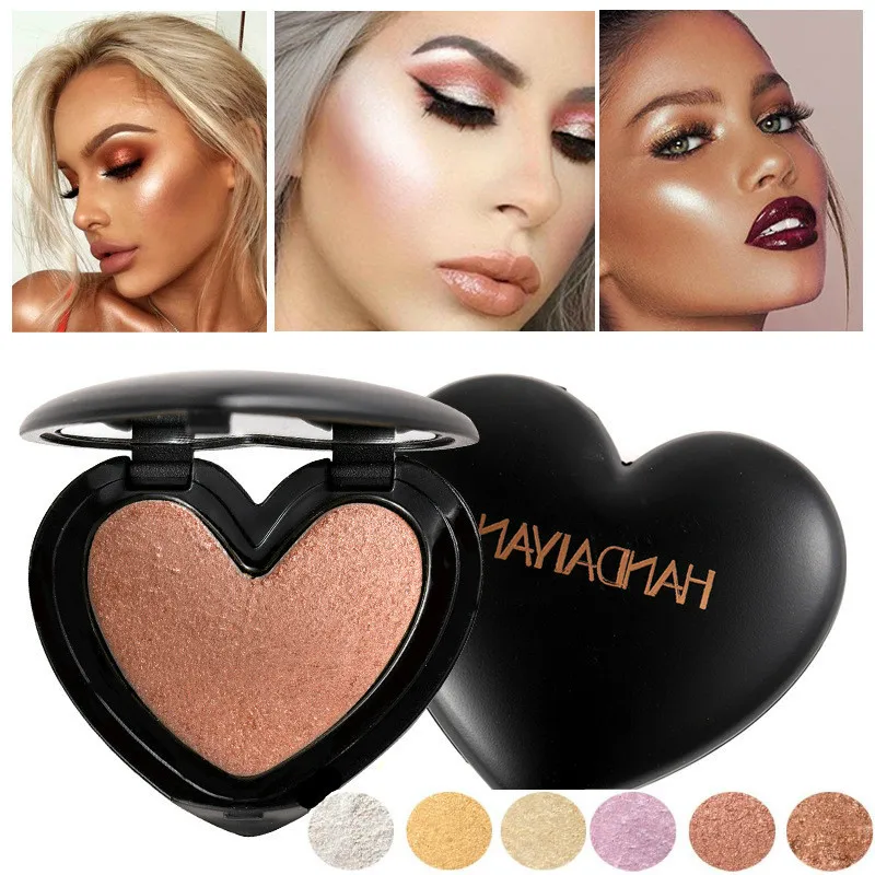 HANDAIYAN Shimmer Makeup Pallete Highlighter Illuminator Face Contour ...
