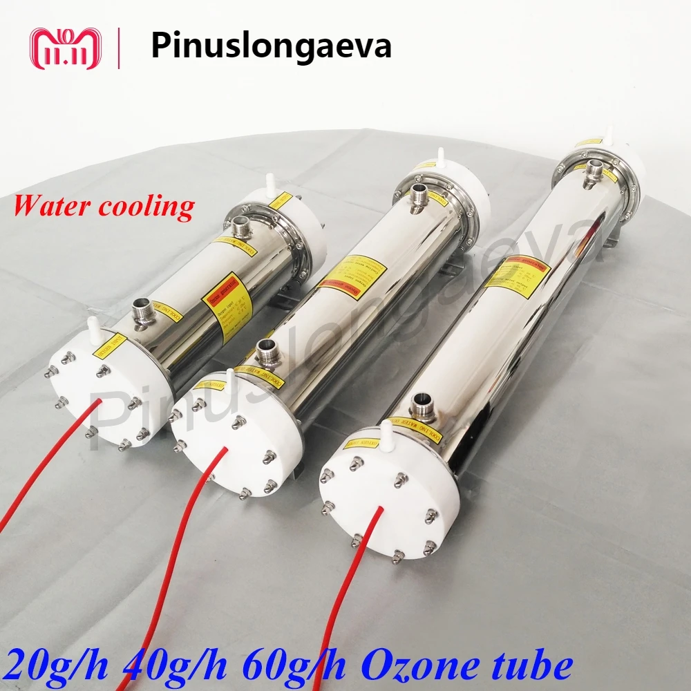 Pinuslongaeva 3g 5g 8g 10g 12g 15g 20g 40g 60g 100g/h Quartz tube Corona discharge ozone tube ...