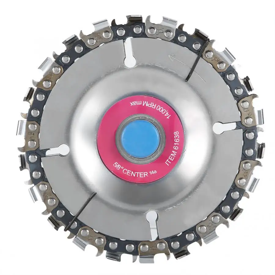 Band saw blade 4 inch Grinder Chain Disc Woodcarving Rotary Circular ...