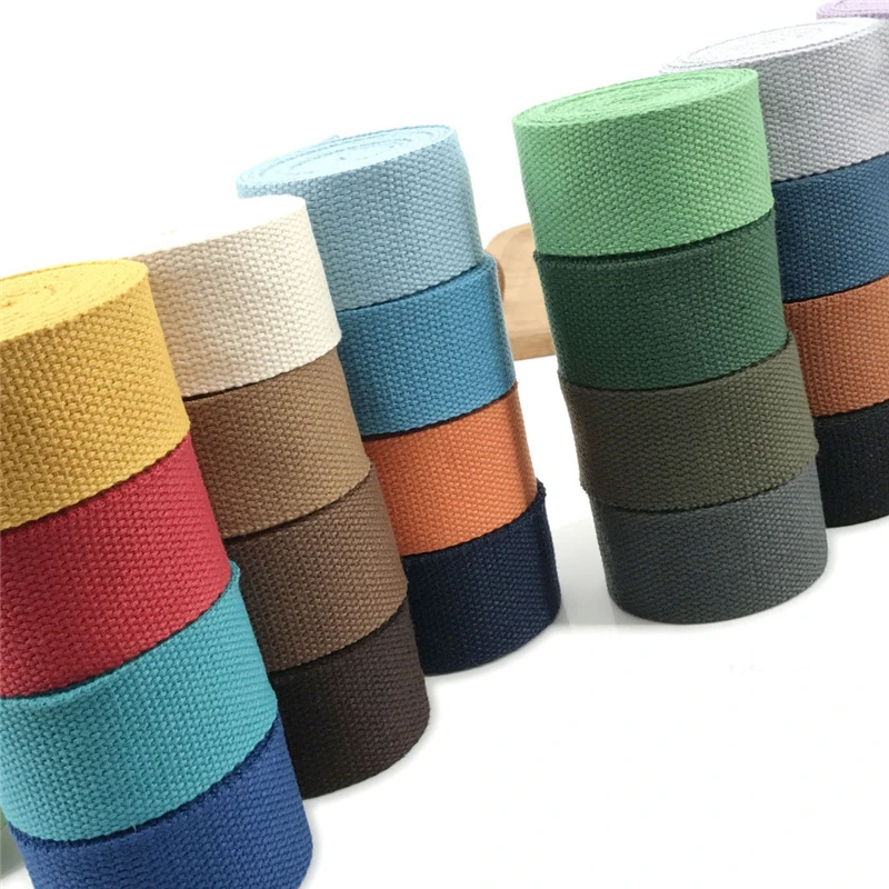 10 meter 30mm Width Canvas Ribbon Polyester Cotton Webbing Strap Sewing ...