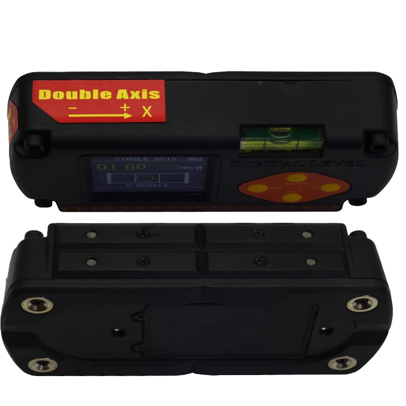 Digital Protractor Inclinometer Dual Axis Level Measurebox Angle Ruler ...