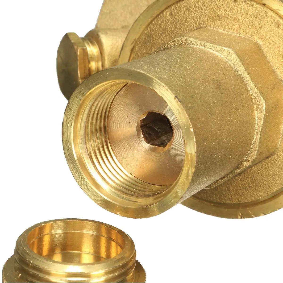 40mm DN32 Brass Water Flow Pressure Reducing Valve With Adjustable ...