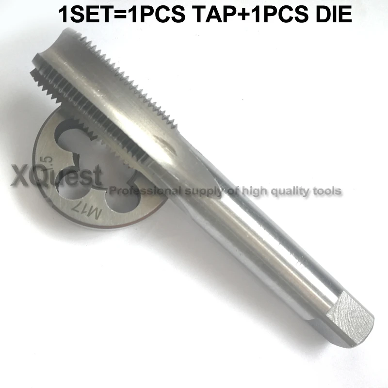 2pcs Hss Metric Thread Tap And Die Set M12 M13 M14 M15 M16 M17 M18 M20 Round Dies Fine Screw ...