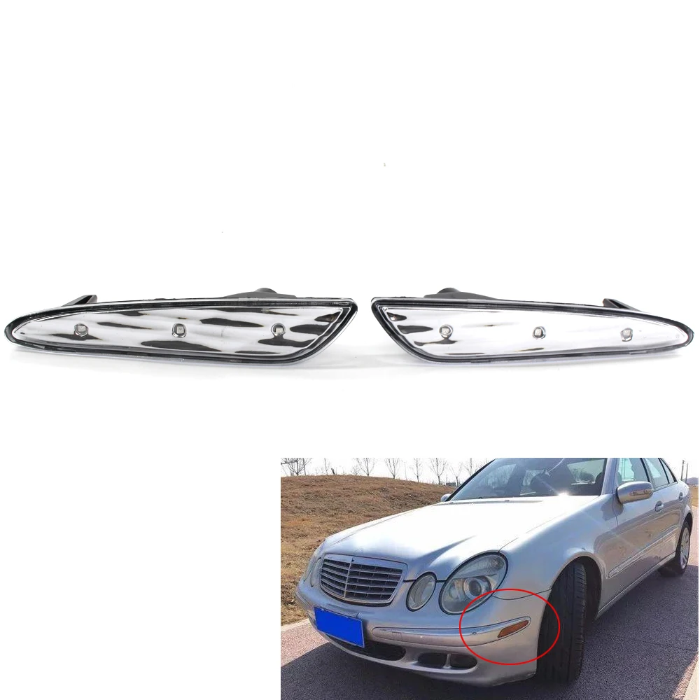 Led Side Marker In Bumper Turn Signal Light For Mercedes-benz W211 E ...