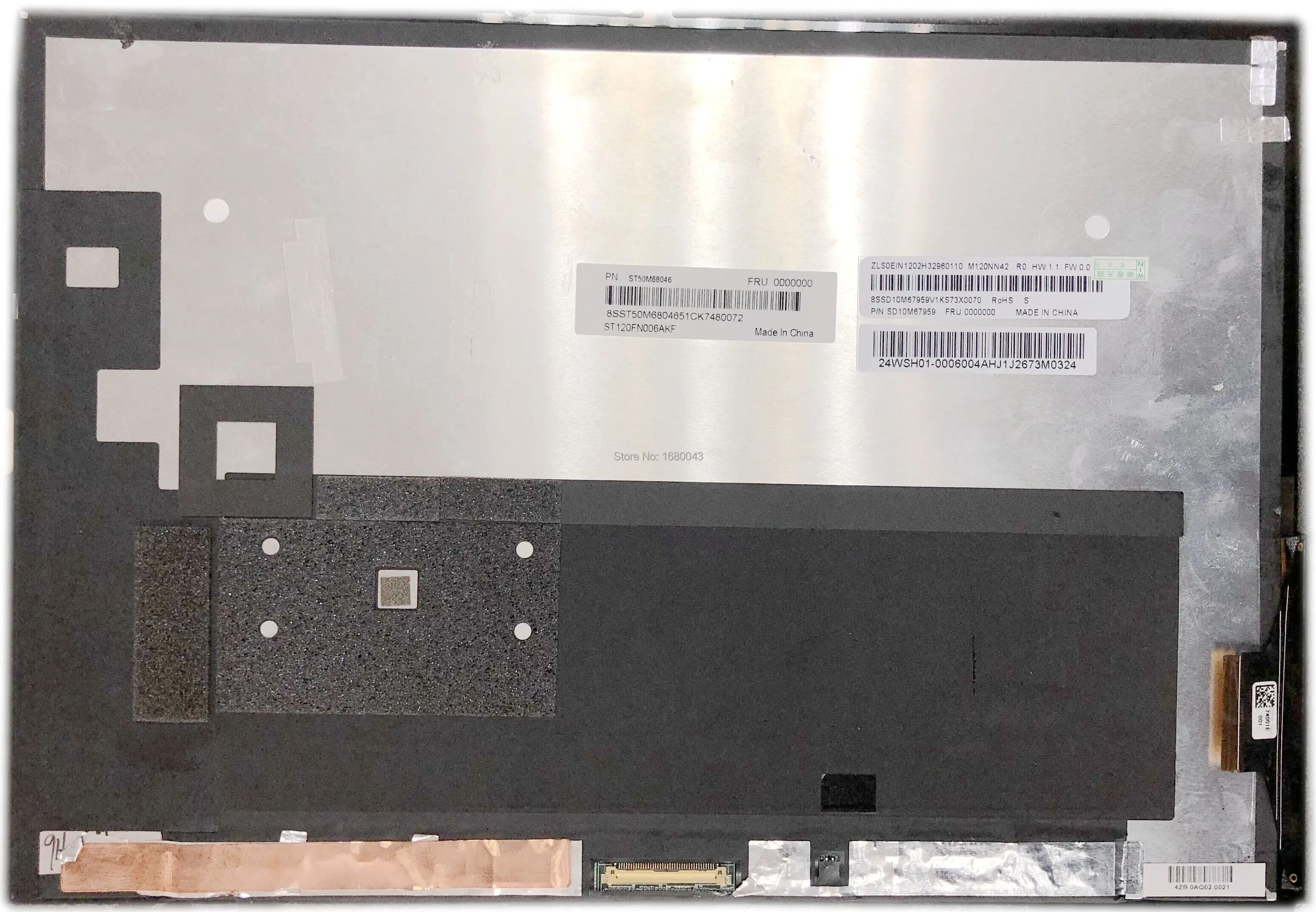 M120NN42 R0 LCD SCREEN Panel 2160X1440 EDP 40 PIN IPS with NON TOUCH ...