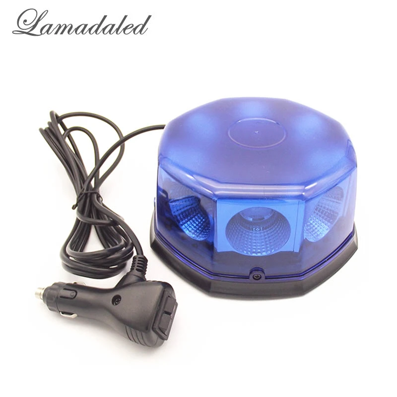 12V24V super bright blue 40W police led strobe lights beacon with ...
