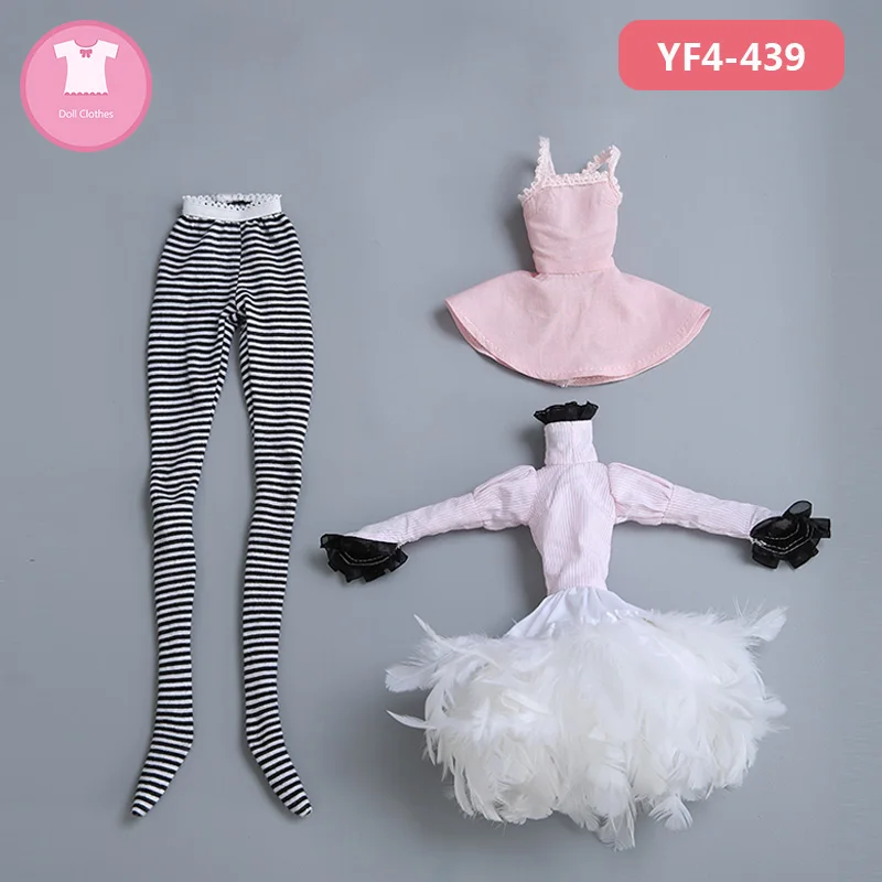 BJD Clothes 1/4 Doll Body For MSD Female Girl Black Dress YF4 to 365 ...
