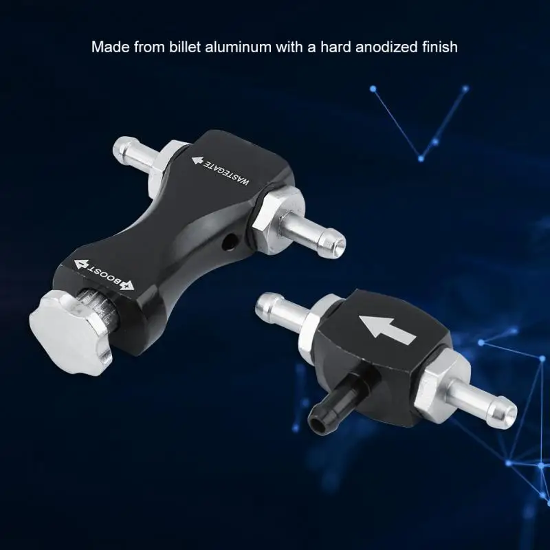 Adjustable Aluminum Bilateral Turbo Tee Bleed Valve Manual Boost ...
