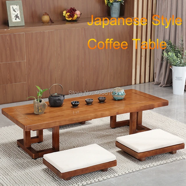 Japanese Style Low Dining Table Design