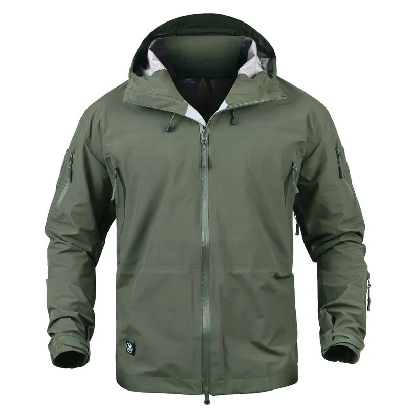 Man Outdoor Hoodie Hard Shell Hiking Camping Jackets Militar Tactical ...