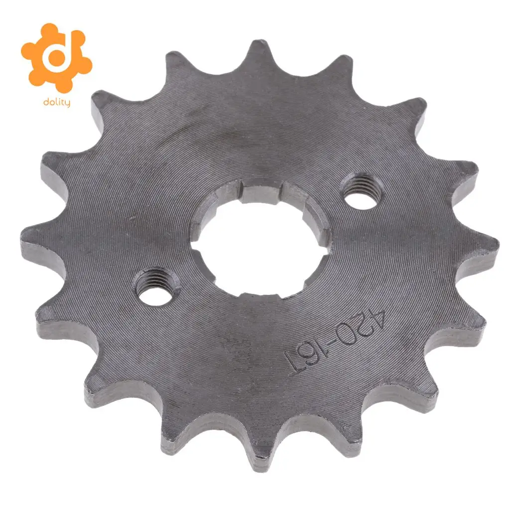 16t 16 Teeth 20mm 420 Chain Front Sprocket Cog For 110cc 125cc 140cc ...