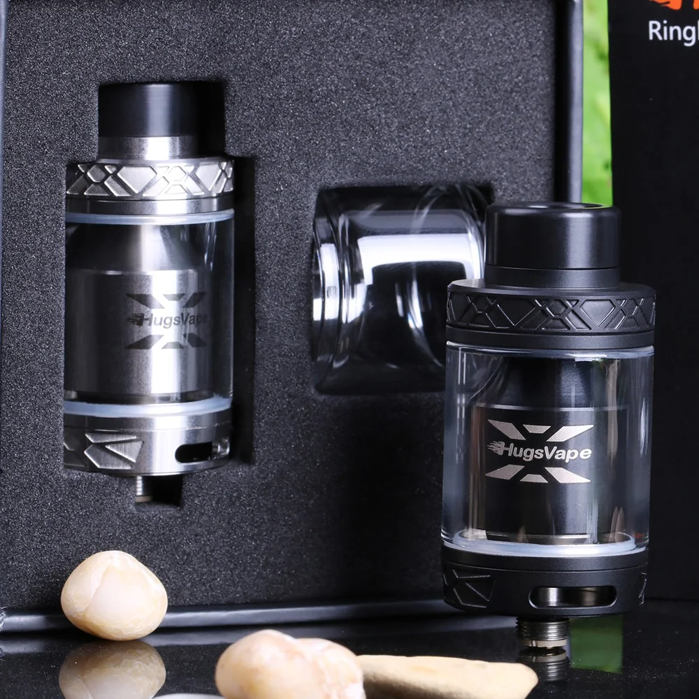 Original Hugsvape Ring Lord Mesh RTA Tank 2ml/5ml Capacity Round ...
