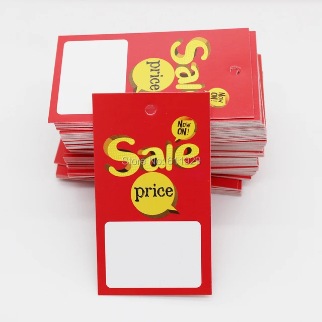 Retail Sale Price Tags