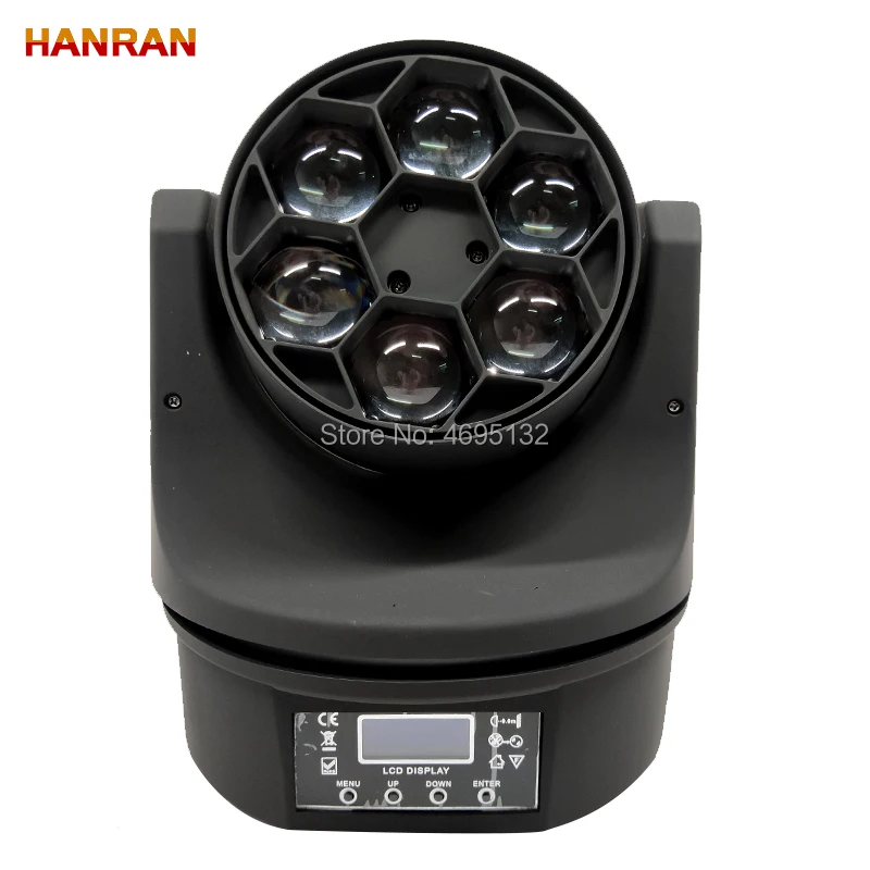 2pcs/lot new LED Bee Eye 6X15W RGBW Moving Head Lighting Ultimate ...