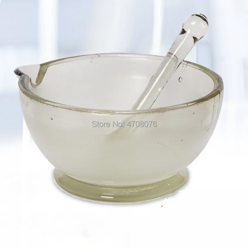 Large Glass Mortar And Pestle