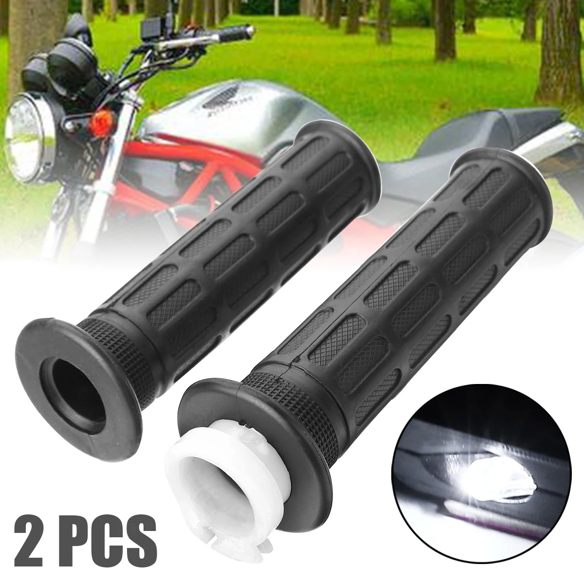 New Arrival 2PCS Rubber Motorcycle Throttle Cable Tube Sleeve Handle ...