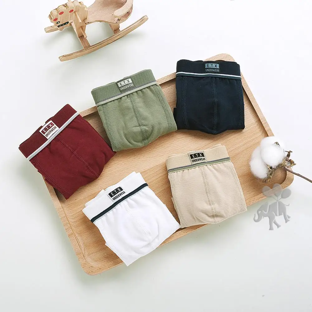 Kidlove 5PCS/Set Children Boy Underpants Cotton Soft Boxer Underwear ...