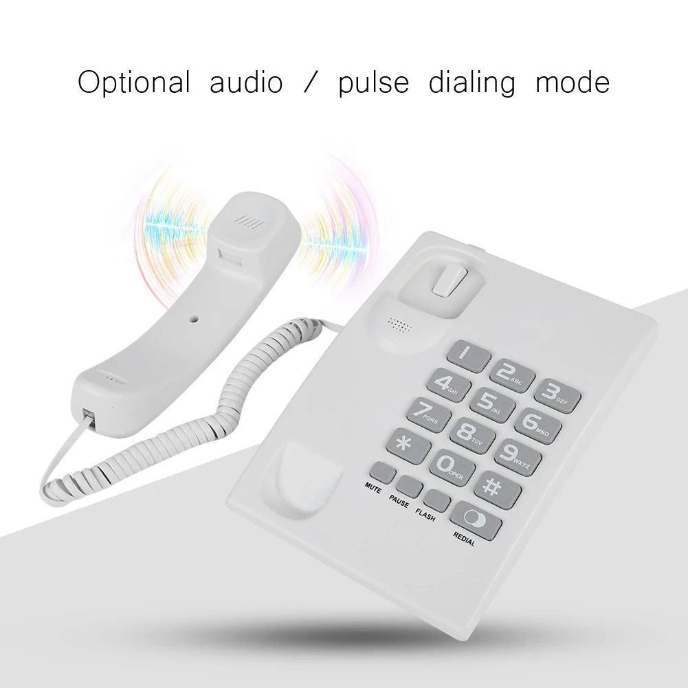 KX-TS300 Home Hotel Wired Corded Desktop Wall Phone Office Landline ...