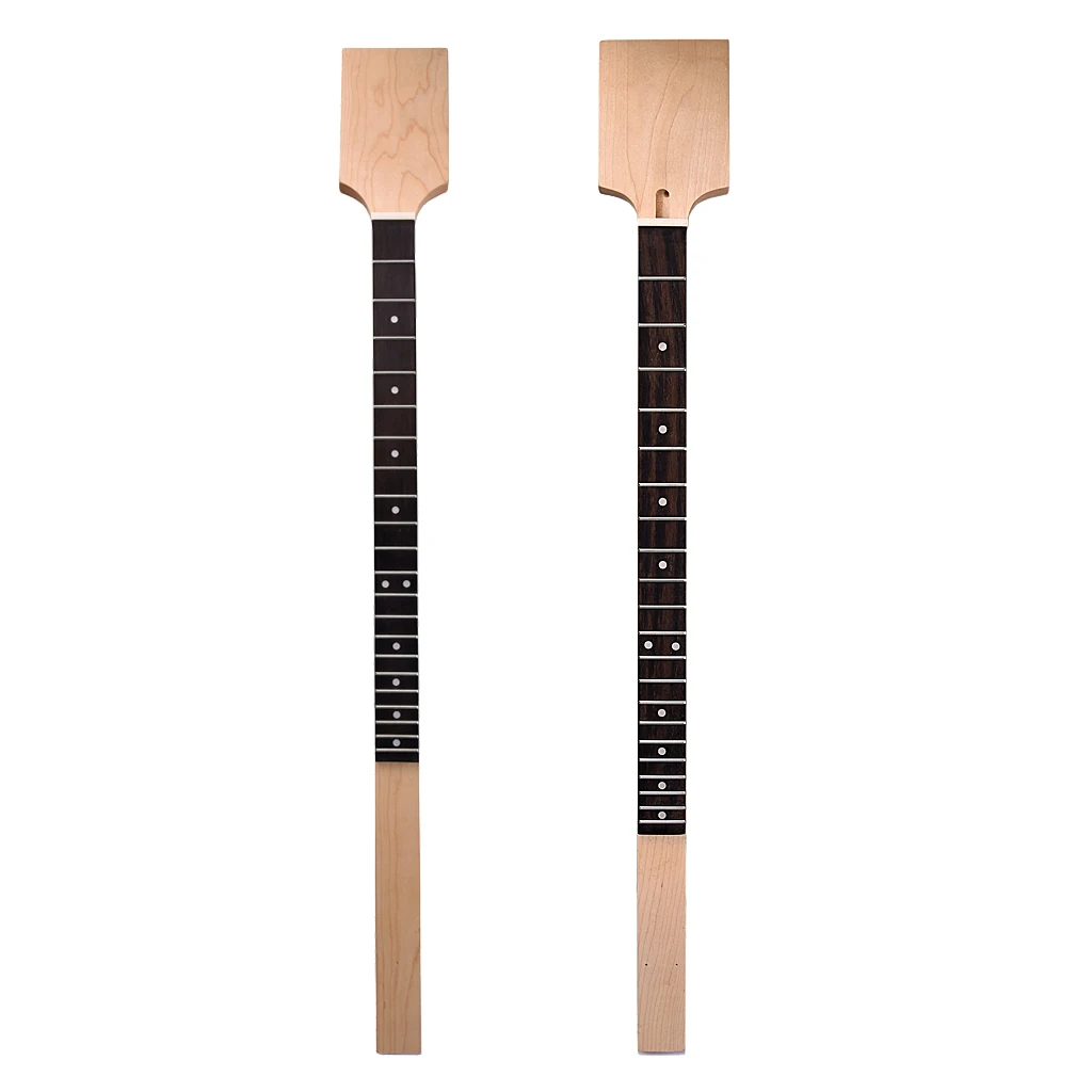 최고급 기타 메이플 우드 넥 로즈우드 프렛 보드 미완성 Diy 기타 넥 현악기 시가 박스 기타 액세서리기타 구성품
