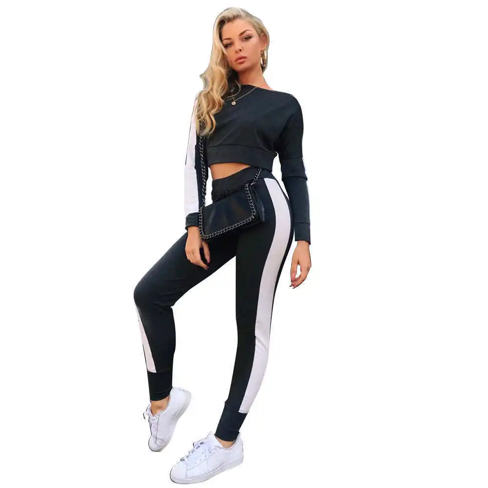 Ropa deportiva para mujer, conjuntos de ropa de gimnasio, traje sólido ...