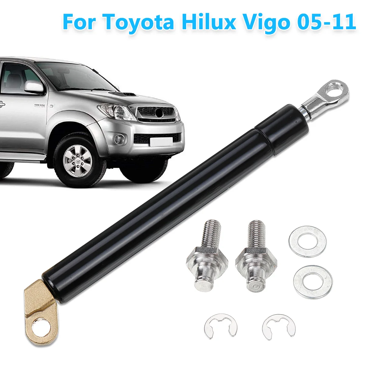 Toyota Hilux Vigo 2005 2011 용 새로운 알루미늄 테일 게이트 스트럿 키트 리어 가스 스트럿 댐퍼|스트럿 바 ...