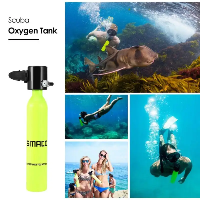 Smaco Portable Design Diving Mini Scuba Cylinder Scuba Oxygen Tank ...