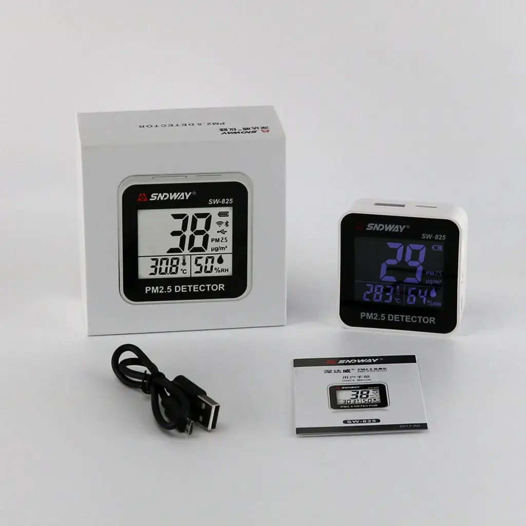 SNDWAY Gas Analyzer Gas Detector Pm 2.5 Air Quality Monitor Pm2.5 ...