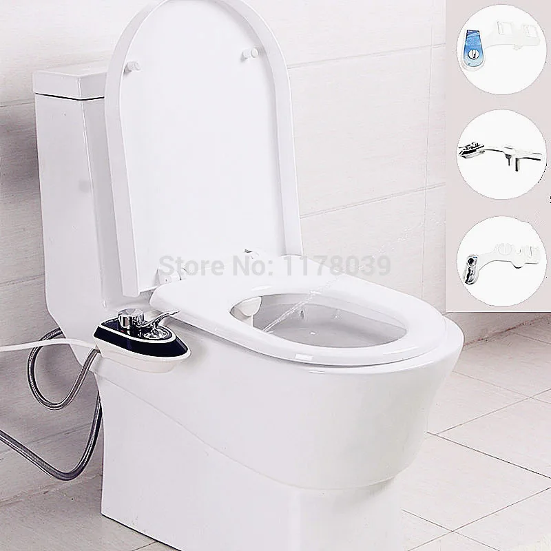 Portable Toilet Abs Bidet Shower Women Buttock Hygienic No Electricity