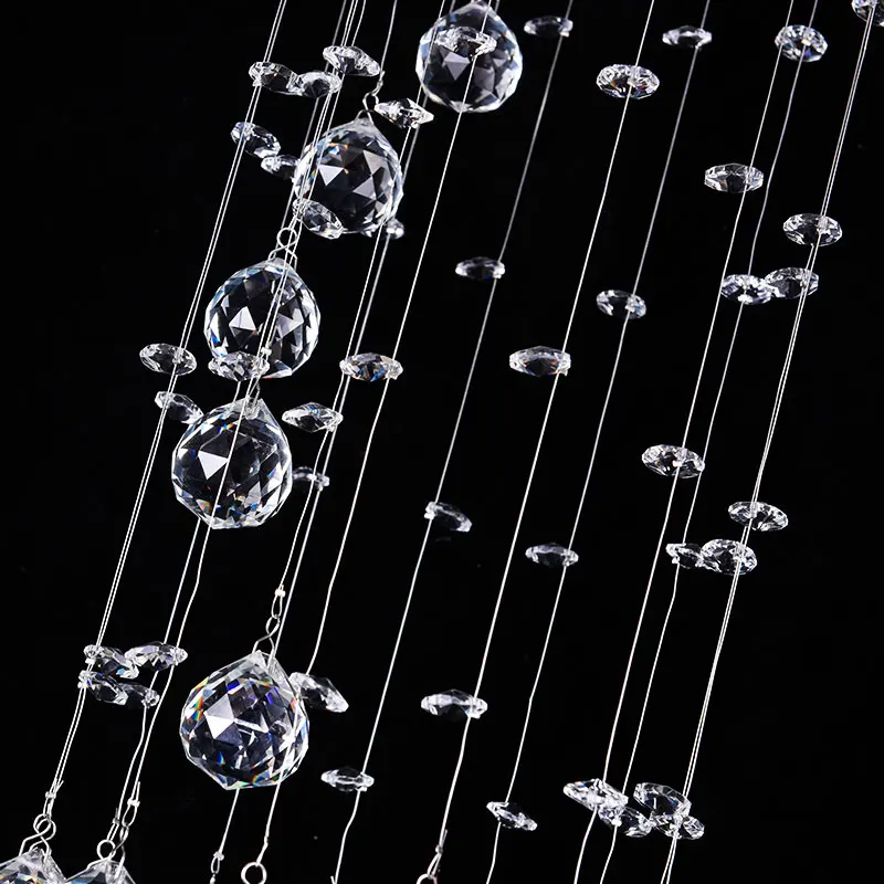 modern Crystal raindrop Chandelier Lighting Fixtures Cystal Lustres de ...