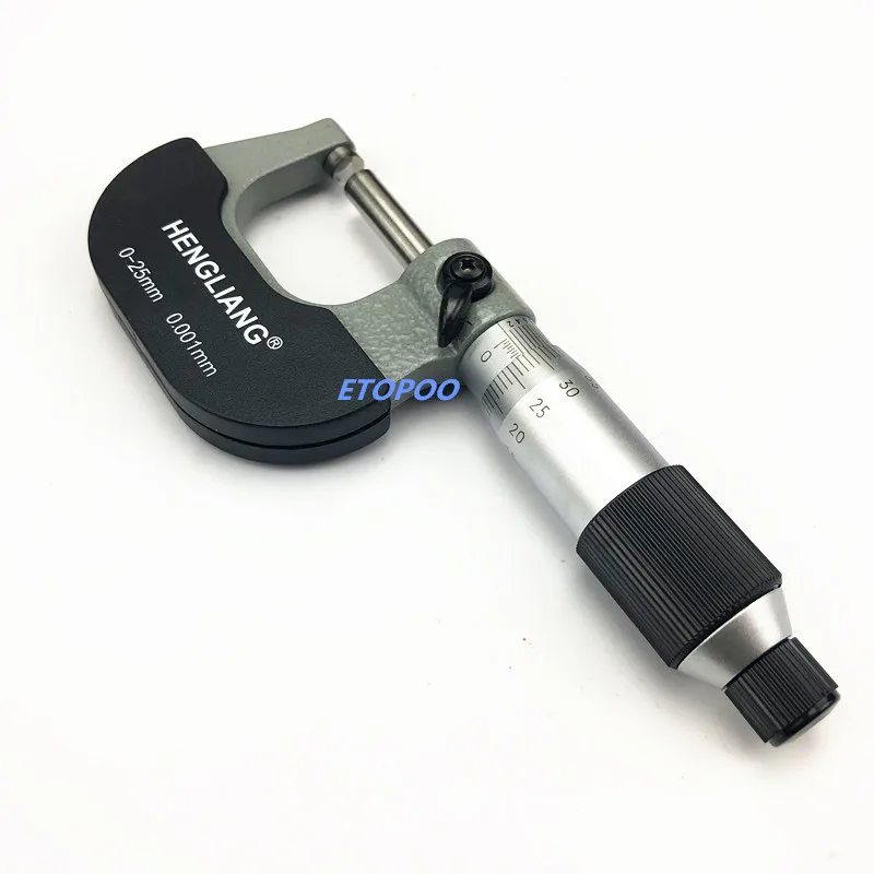 Micron Outside micrometer 0-25MM 0.001mm calibration micrometer ...