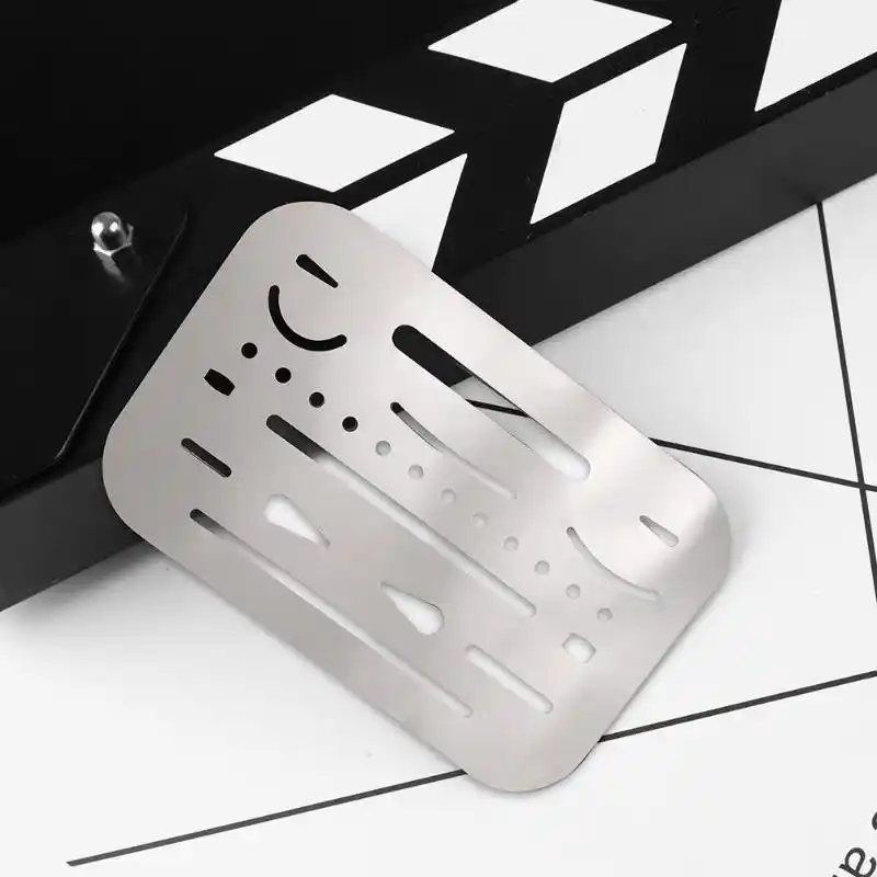 Stainless Steel Erasing Shield Hollow Out Drawing Drafting Polishing ...
