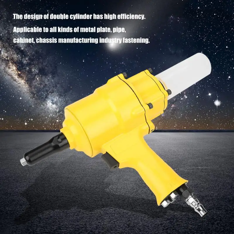 Industrial Pneumatic Riveter Double Cylinder Type Air Riveter Pneumatic ...
