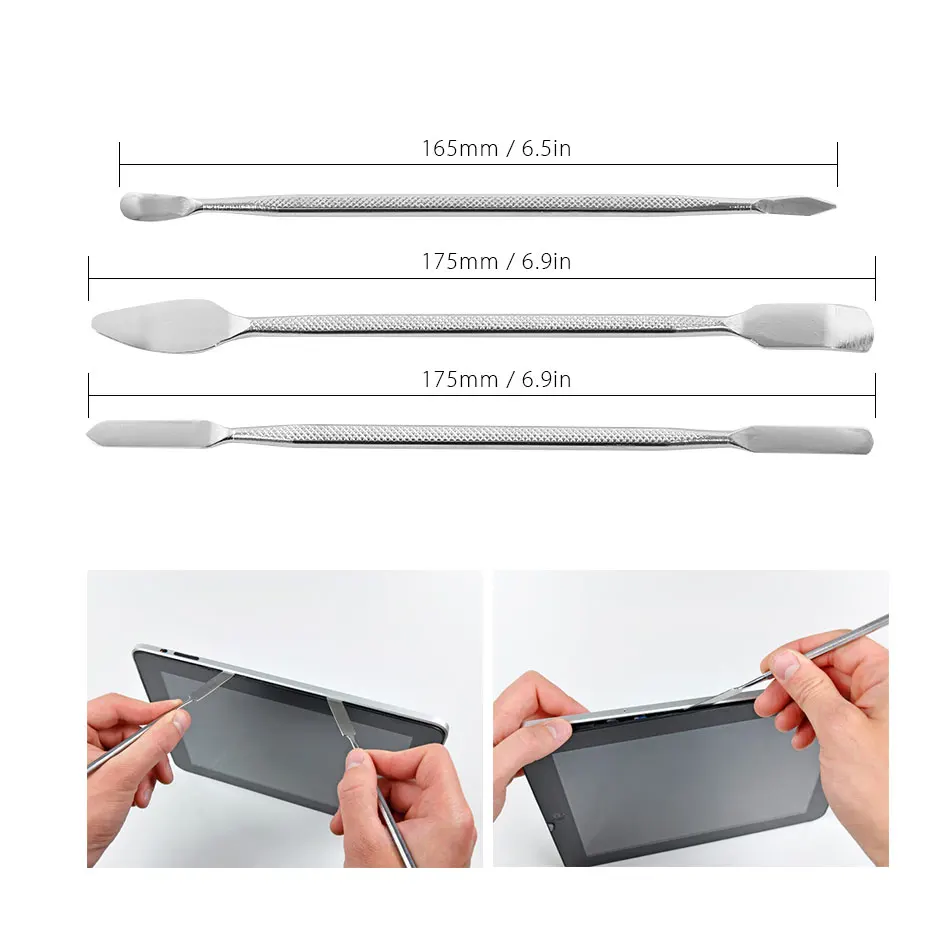 3 In 1 Metal Spudger Set For Iphone Ipad Ipod Laptop Prying Opening ...