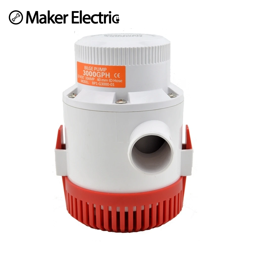 Water Pump MKBP-G3000-12/24 3000GPH 12/24v small electric water pumps ...