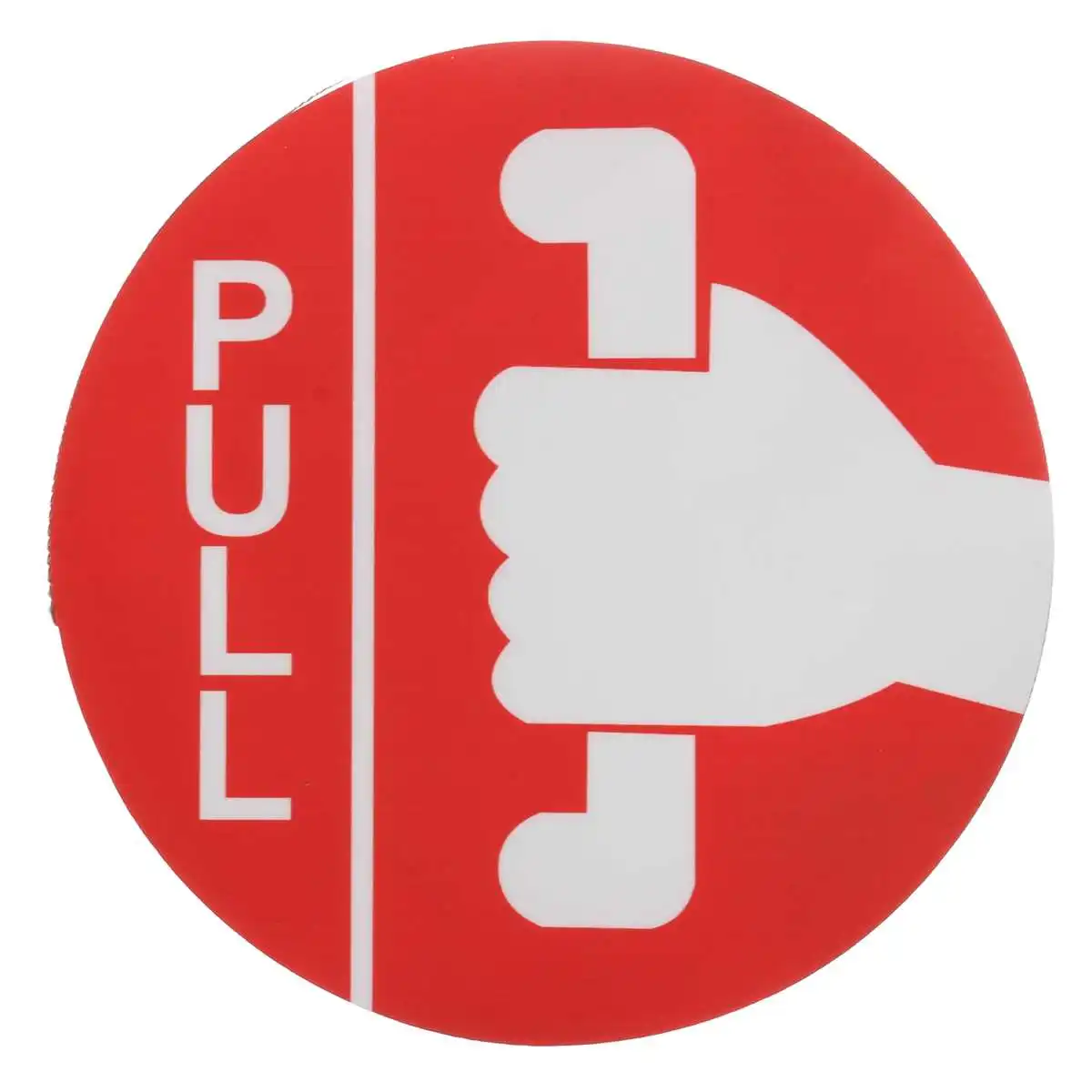 150mm Pair Push and Pull Sign Door Window Mirrors Decal Sticker Warning ...
