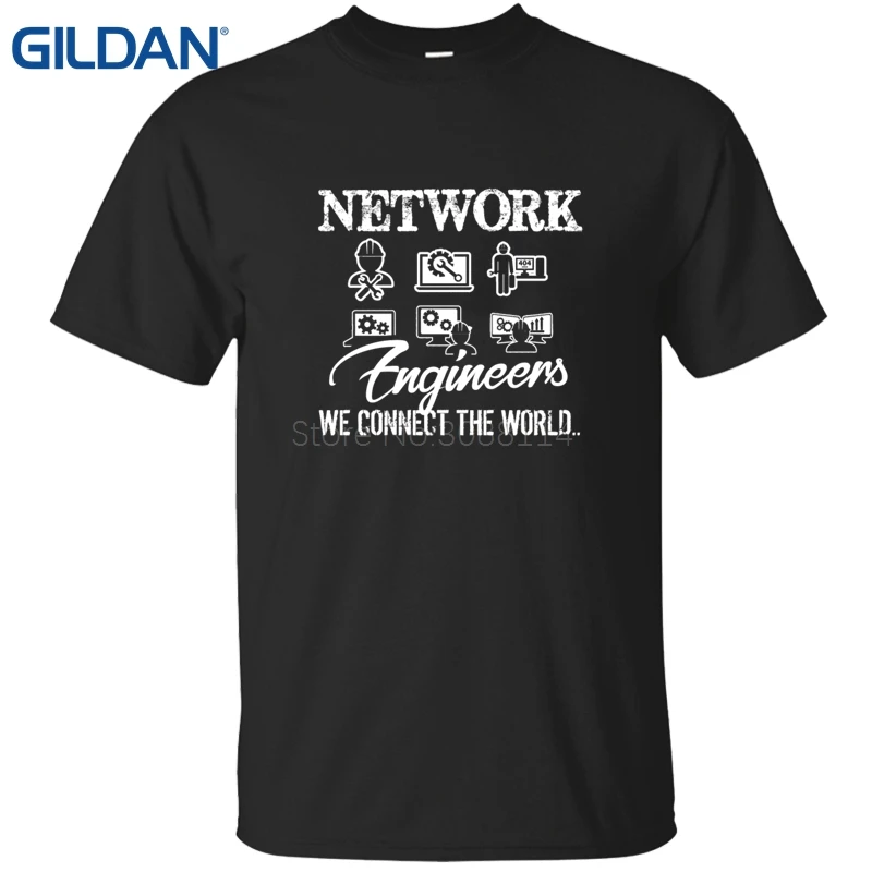 Network Engineer T Shirts Short Sleeves Cotton Free Shipping Classic ...