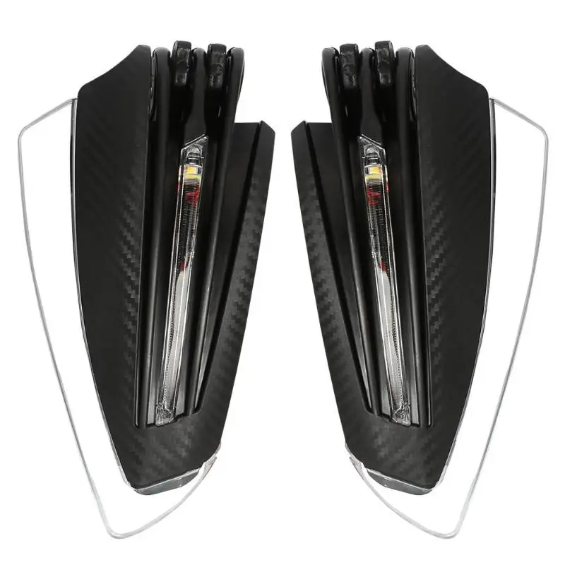 ABS 1 Pair Motorcycle Hand Guard 22mm Handlebar Handguard w/ Turn ...